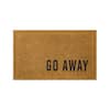 Mohawk Home Corner Go Away Natural 18 in. x 30 in. Faux Coir Doormat ...