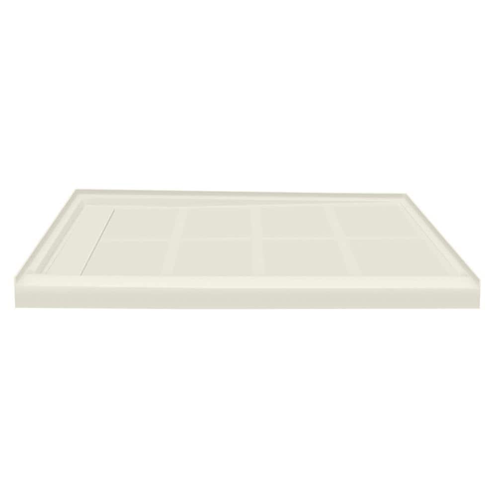 Transolid Linear 36 in. L x 60 in. W Single Threshold Alcove Shower Pan ...