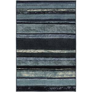 Mohawk Home Whinston Teal 2 ft. 6 in. x 3 ft. 10 in. Machine Washable ...