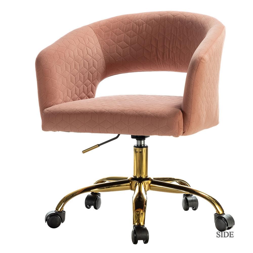 JAYDEN CREATION Karina Pink Swivel Task Chair OFDT0070-PINK