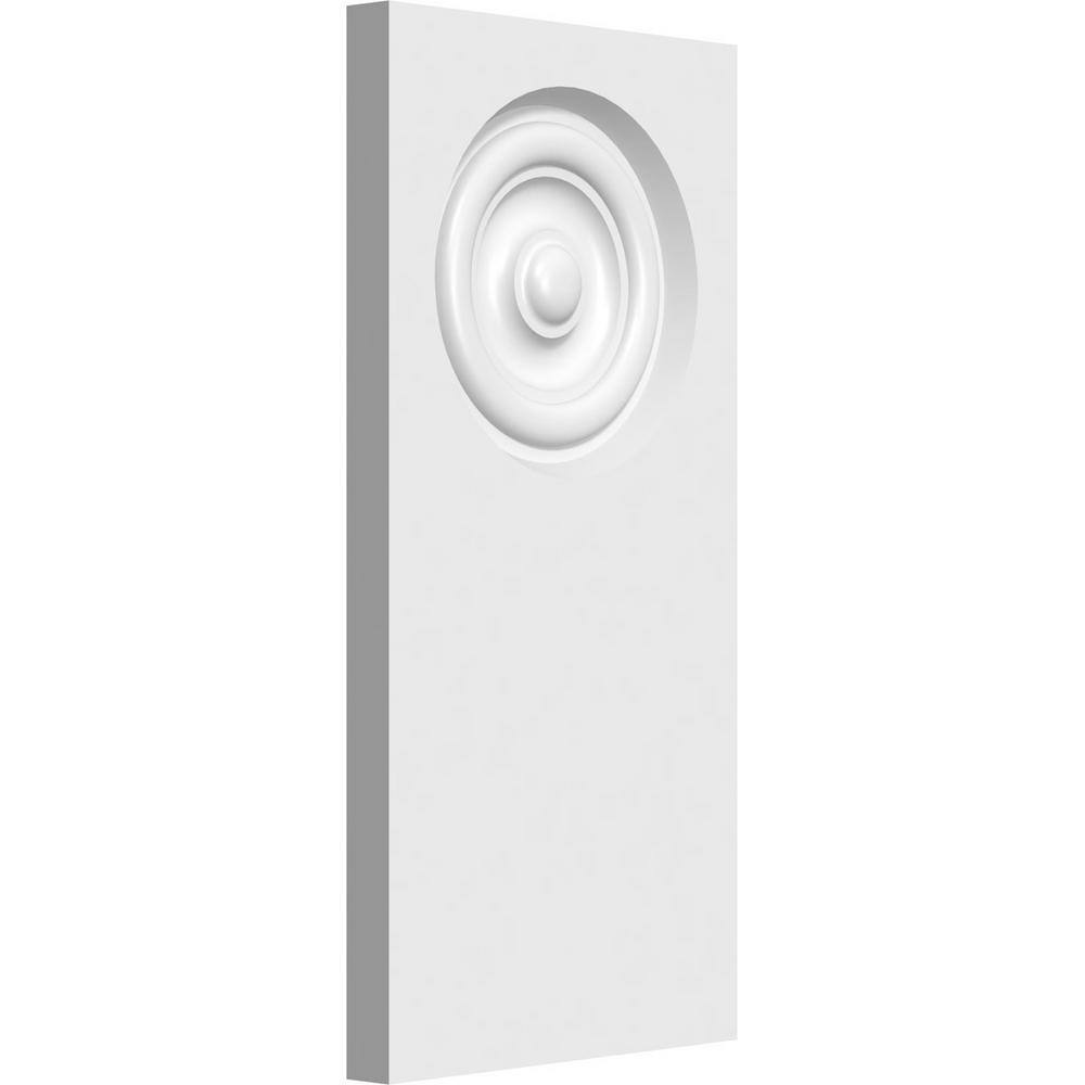 Ekena Millwork 1/2 in. x 4-1/2 in. x 9 in. PVC Standard Foster Bullseye ...