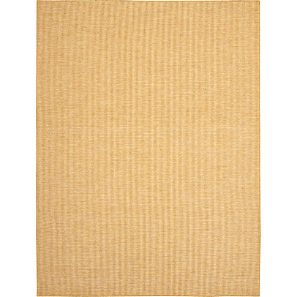 Nourison Positano Yellow 9 ft. x 12 ft. Solid Contemporary Indoor ...