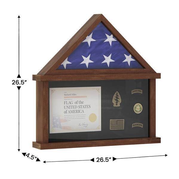 Flag And Certificate Display Frame Carnegy Avenue Quincy Flag And