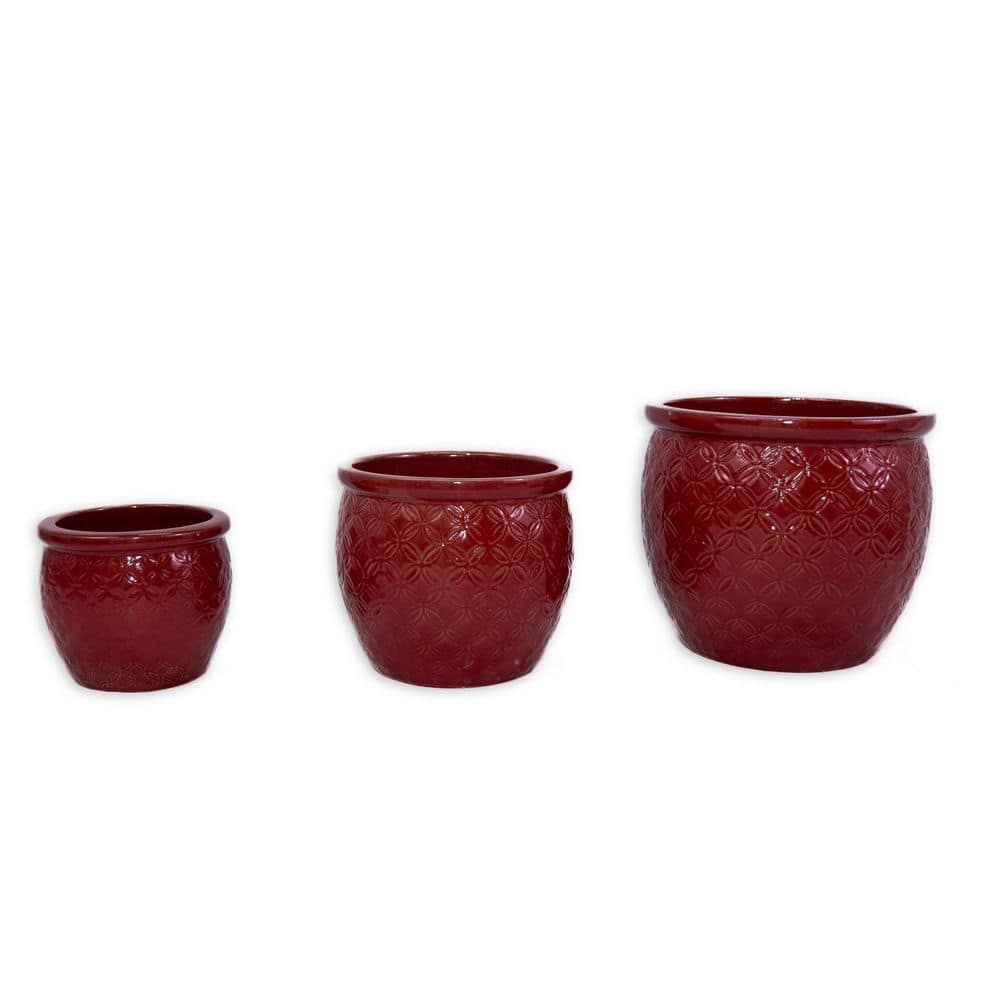 Noble House Rachel 8.07 in., 10.63 in. and 12.99 in. Tall Bean Paste ...