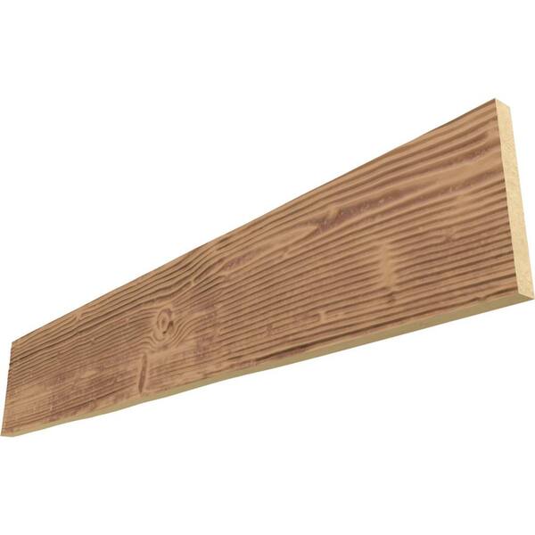 Ekena Millwork Endurathane 1 in. H x 8 in. W x 8 ft. L Sandblasted ...