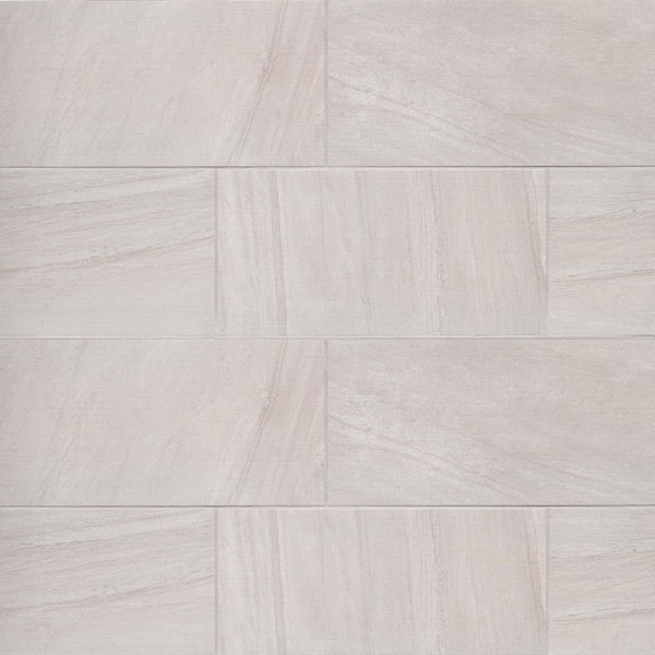 Bedrosians Purestone 12 in. x 24 in. Matte Velvet Porcelain Tile in ...