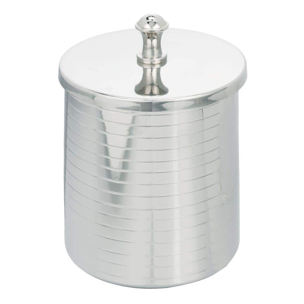 IDESIGN Huxley Canister in Chrome 27540 - The Home Depot