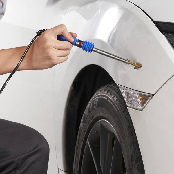 VEVOR Plastic Repair Kit 100 Watt Welding Iron Includes 2 Tips for Welding 1 for Soldering Ideal for Fixing Kayaks SLDLT100W1D0K3W5KV1 0729