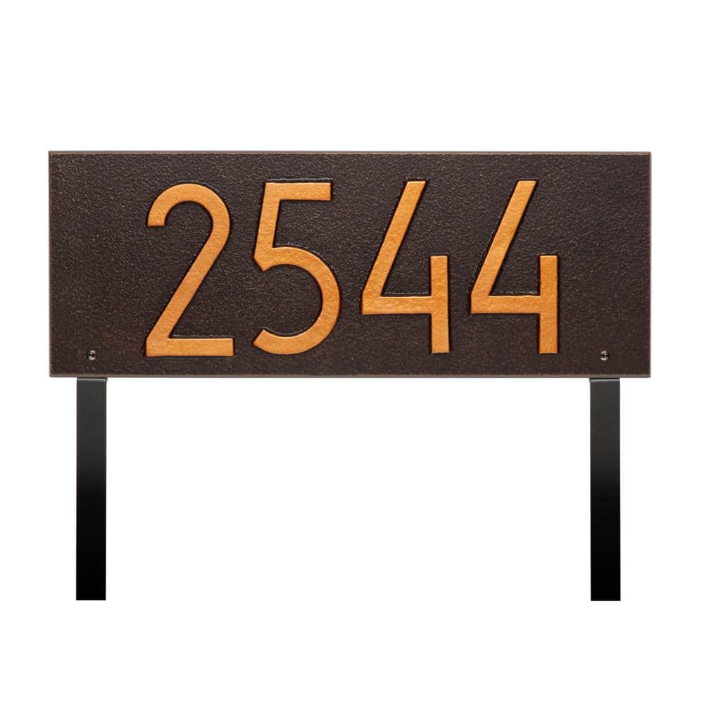 Whitehall Products Mid-Century Modern Rectangle Plaque, Standard Lawn 1 ...