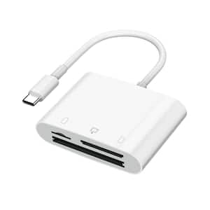 Vrbgify USB C SD Card Reader with USB Ports 2-Slots SD Card for iPhone ...