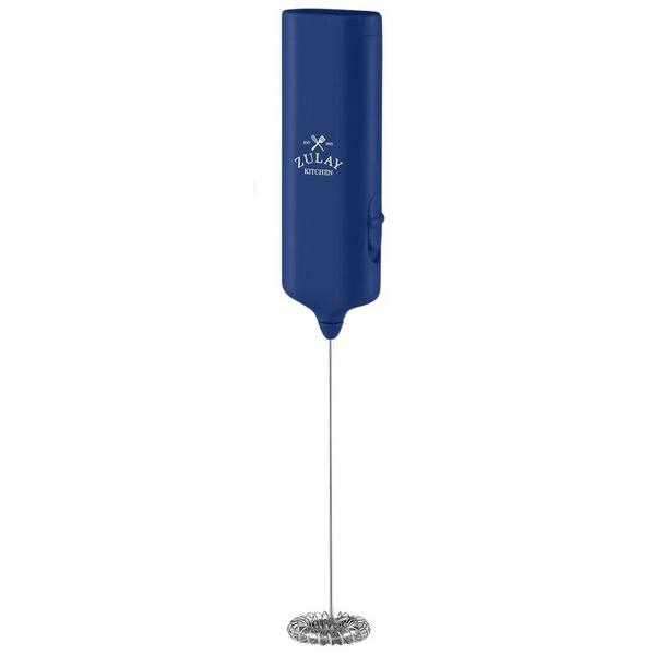Zulay Kitchen Powerful Mini Milk Frother - Electric Hand Mixer (Navy ...