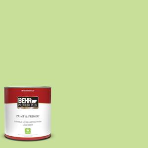 BEHR ULTRA 5 gal. #420A-3 Key Lime Semi-Gloss Enamel Exterior Paint ...