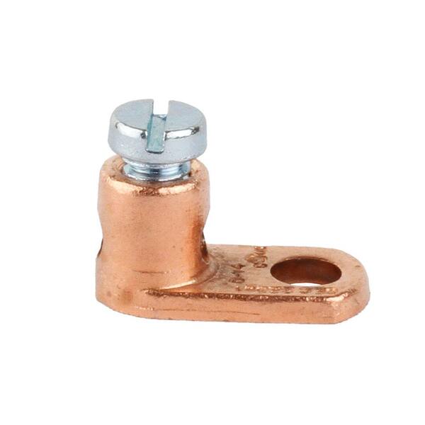 Commercial Electric 14 AWG to 8 AWG Copper Barrel Mechanical Lug (2 ...