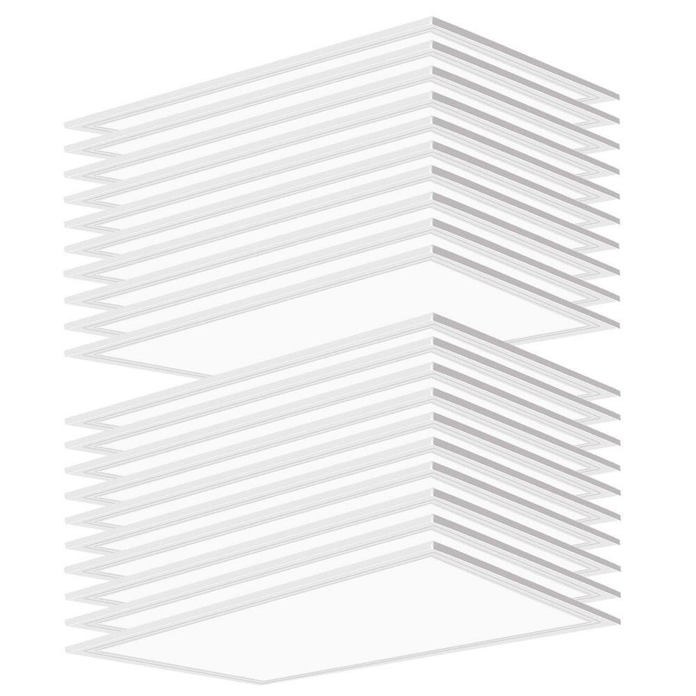 Bieuoram 2 ft. x 4 ft. 7800-Lumens Integrated LED Panel Light,5000K ...
