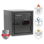 SANCTUARY Diamond 1.32 cu. ft. Fireproof/Waterproof Home & Office Safe ...