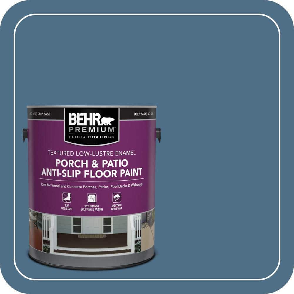 BEHR PREMIUM 1 gal. #S500-6 Shipyard Textured Low-Lustre Enamel ...