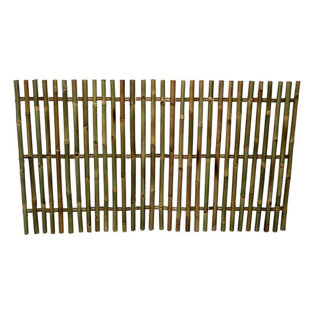 Master Garden Products 48 in. Bamboo Ornamental Even Garden Fence NBF ...