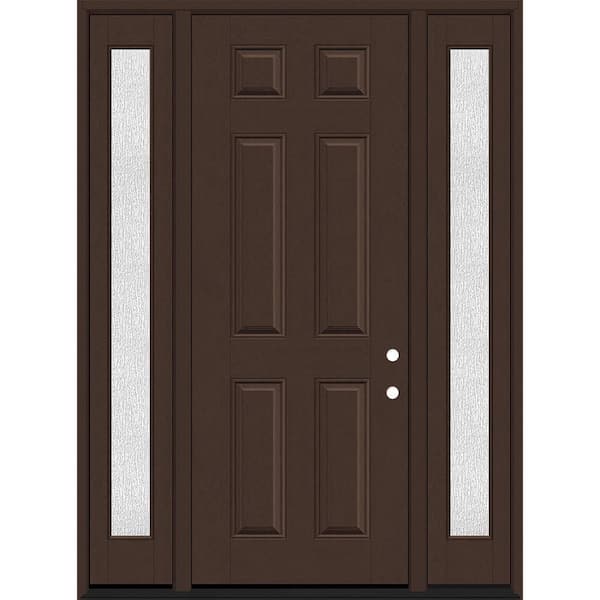 Steves & Sons Regency 68 in. x 96 in. 6 Panel LHIS Chestnut Stain ...