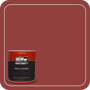BEHR ULTRA 1 gal. #BIC-49 Red Red Red Extra Durable Eggshell Enamel ...