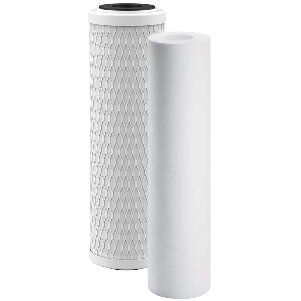 OmniFilter Undersink 10 in. Carbon and Polyspun Dual Housing ...