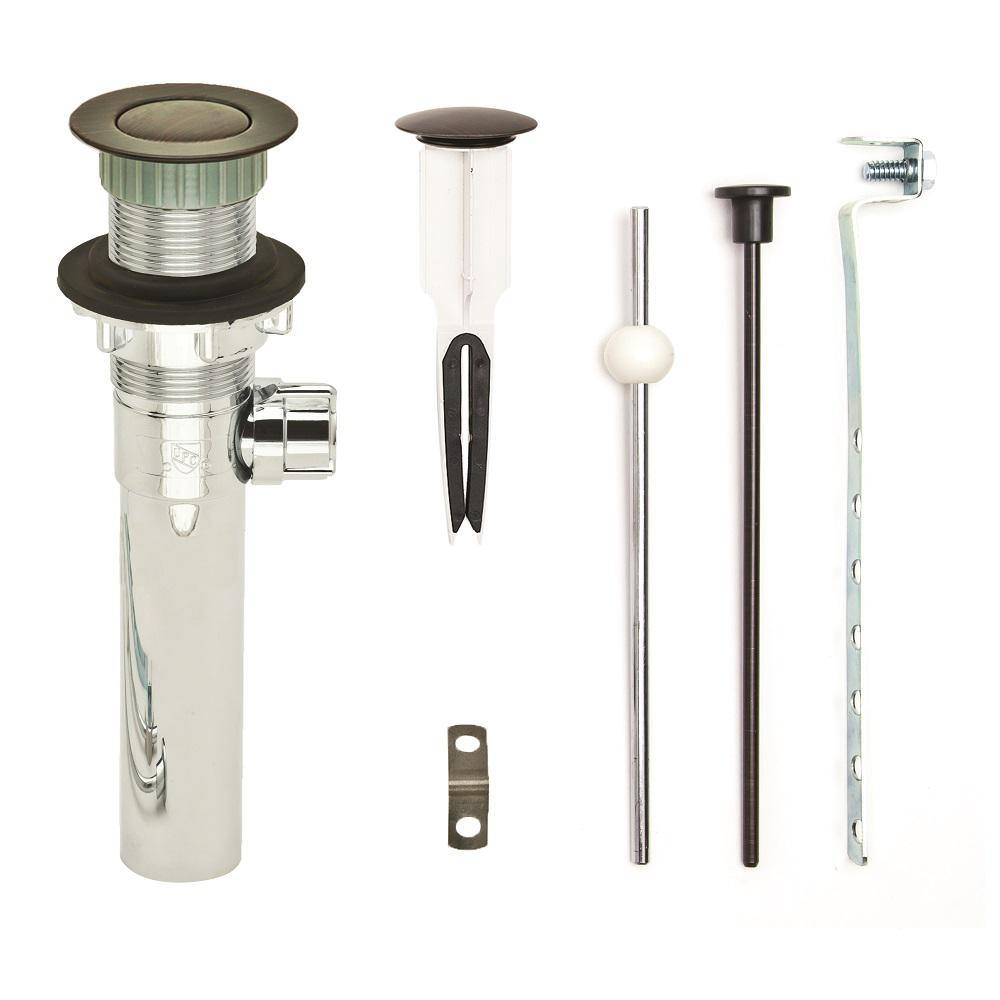 PF WaterWorks EasyPOPUP Pop-Up Drain, Easy Install/Remove Stopper ...