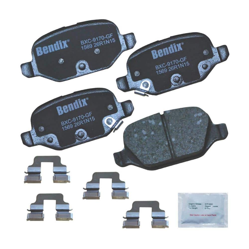 Bendix Premium Copper Free Disc Brake Pad Set CFC1569 - The Home Depot