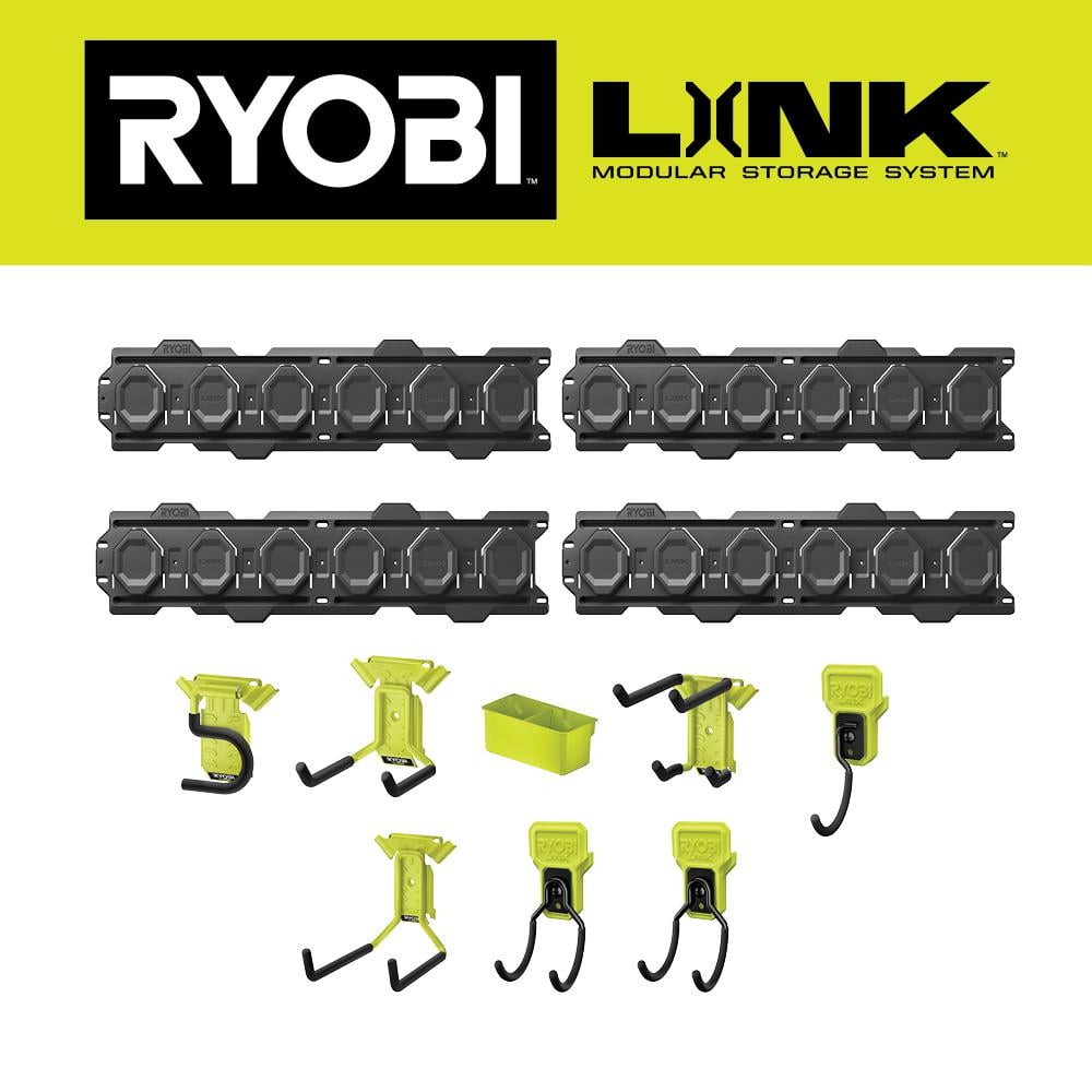 RYOBI LINK 12-Piece Wall Storage Kit STM505K - The Home Depot