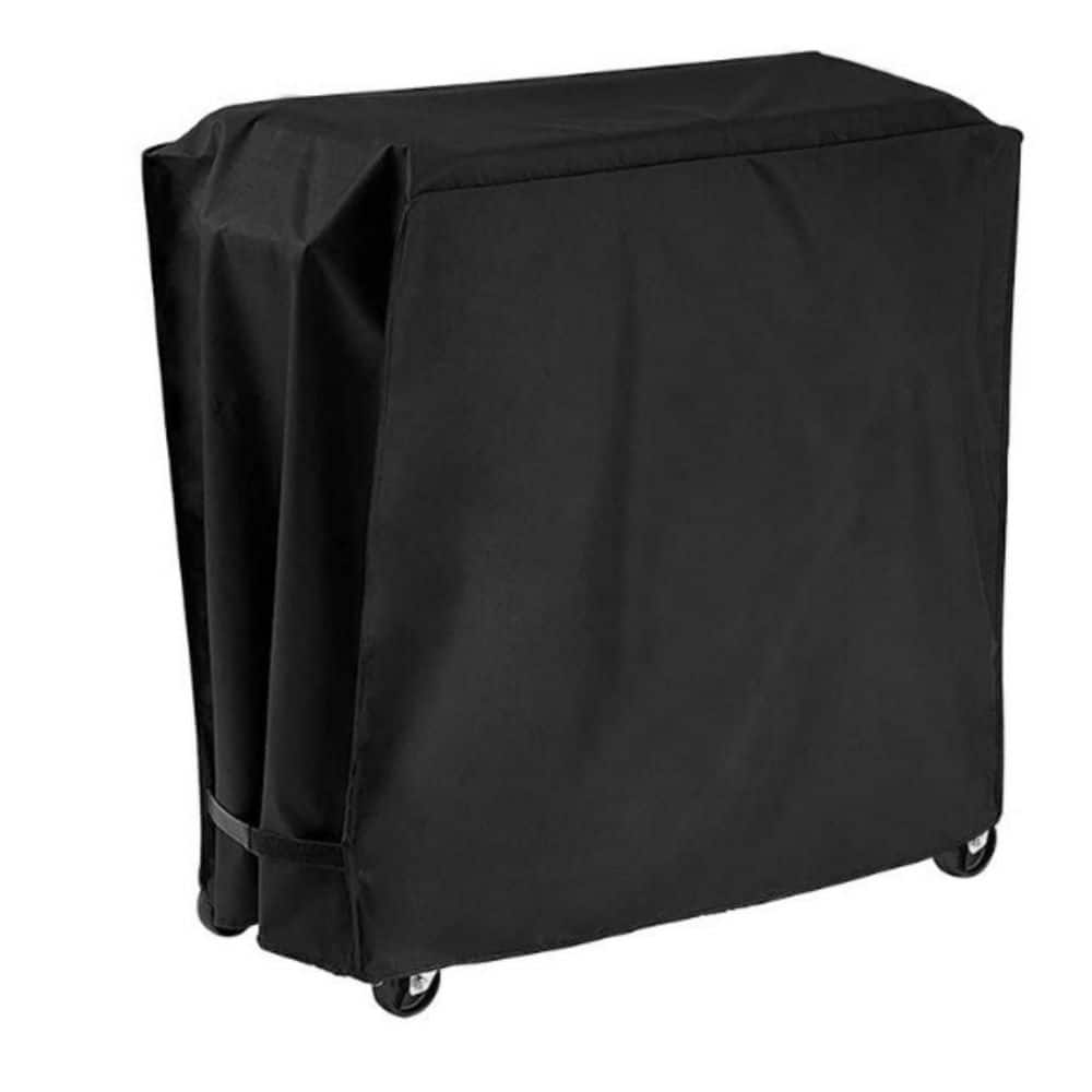 Outdoor Patio Ice Coolers Cart Cover, Black PU, Windproof, Waterproof ...