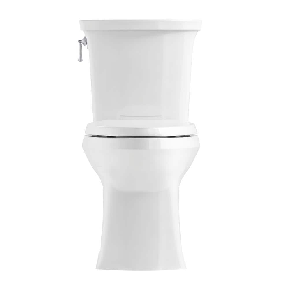 KOHLER Corbelle 12 in. Rough In 2-Piece 1.28 GPF Single Flush Elongated ...