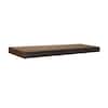 Home Decorators Collection 35 in. W x 10 in. D Espresso Floating ...