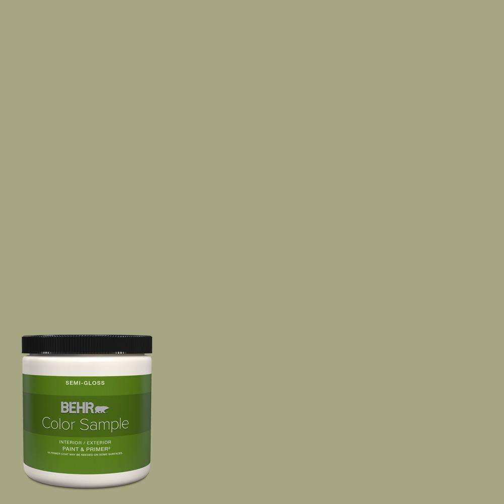BEHR PREMIUM PLUS 8 oz. #S370-4 Rejuvenation Semi-Gloss Interior ...