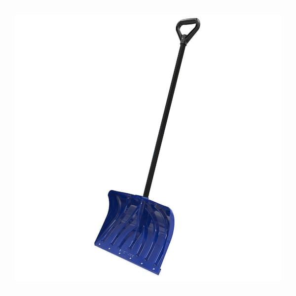 Snow Joe 51 in. Polypropylene Handle Steel Snow Shovel Pusher SNJ18PM PRO The Home Depot