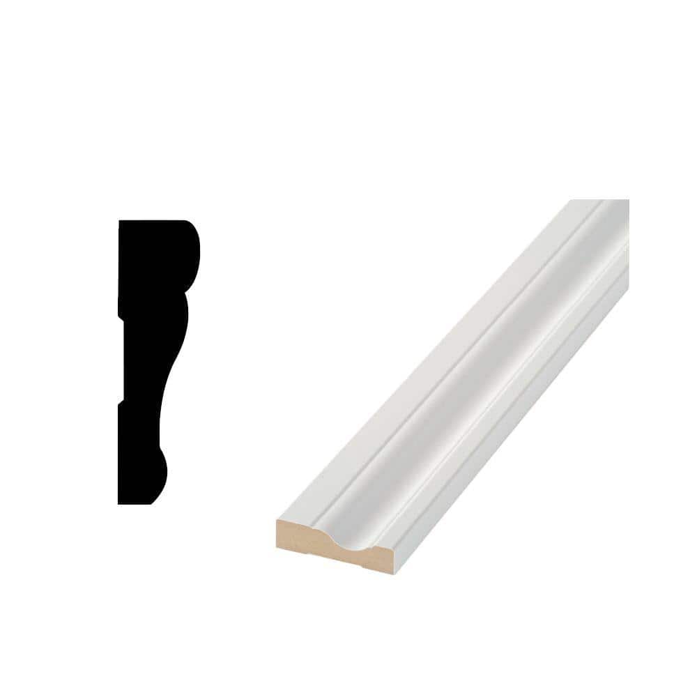 Woodgrain Millwork 0.625 in. D 2.5 in. W Wood Primed Finger-Jointed ...