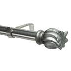 Art Decor 28 in. - 48 in. Adjustable 1 in. Single Curtain Rod Set in ...