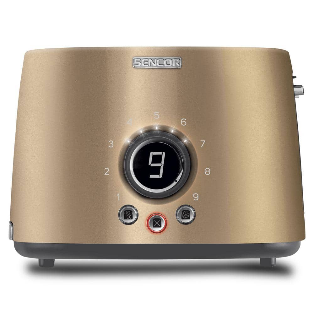 Sencor 2-Slice Champagne Long Slot Toaster with Rack STS6057CH - The ...