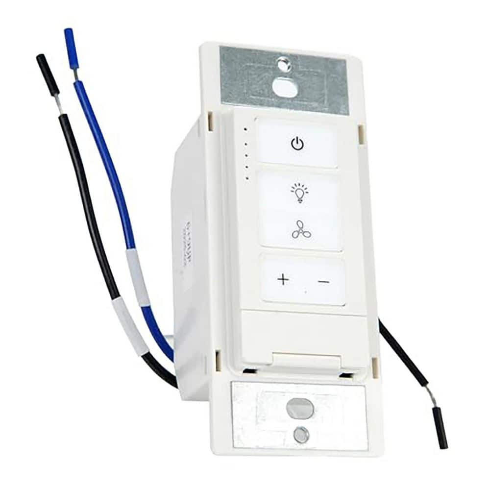 Vrbgify 120-Volt Ceiling Fan and Light Dimmer Wall Switch 2 in 1 Fan ...