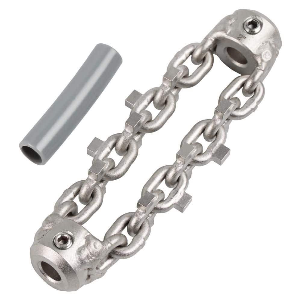 Milwaukee 2 in. Carbide Chain Knocker for 1/4 in. Chain Snake Cable 48 ...