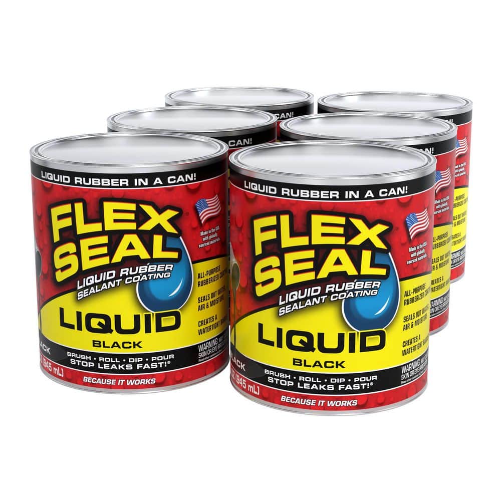 FLEX SEAL FAMILY OF PRODUCTS Flex Seal Liquid Black 32 Oz. Liquid ...