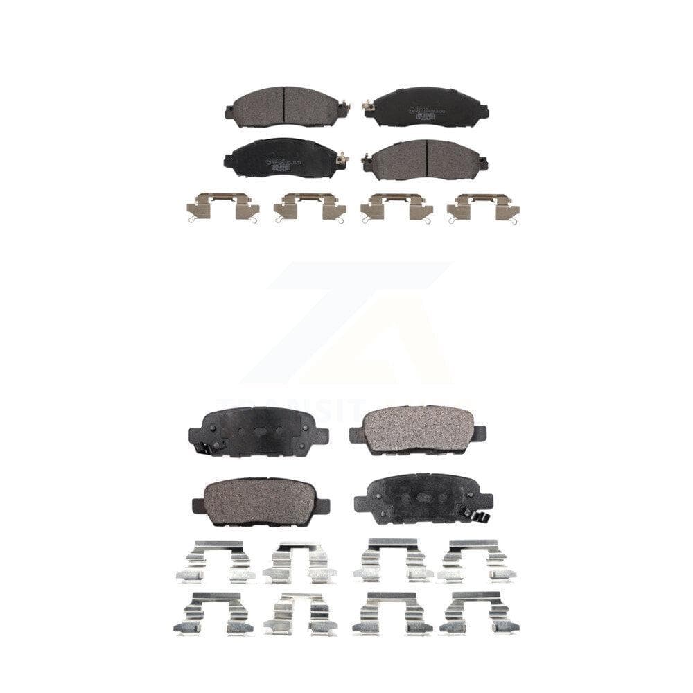 TEC Front Rear Ceramic Brake Pads Kit For Nissan LEAF KTC-100676 KTC ...