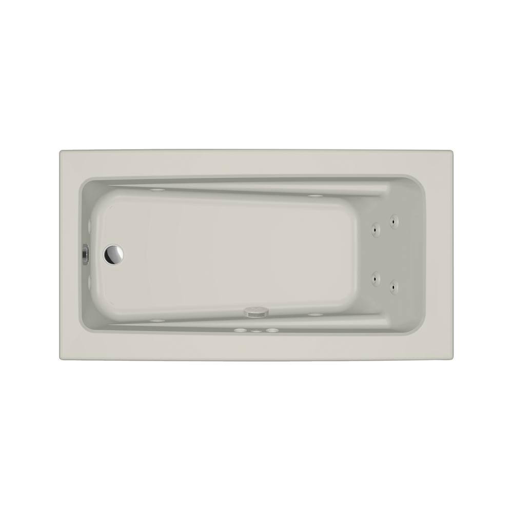 JACUZZI PRIMO 60 in. x 32 in. Rectangular Whirlpool Bathtub with Left ...