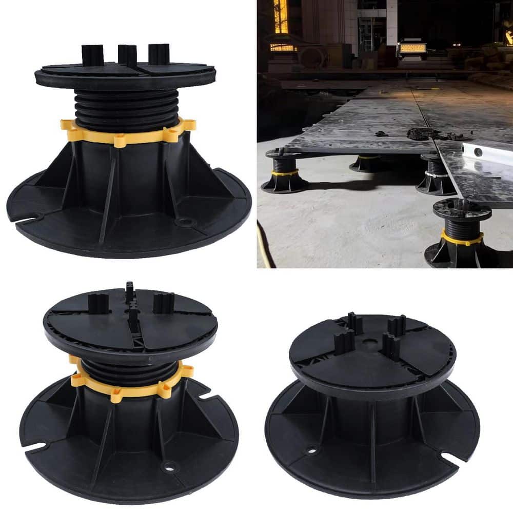 Wellco Deck Support Plastic Adjustable Pedestal Raising from 2.75 in ...