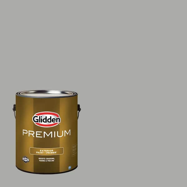 Glidden Premium 1 gal. PPG0997-4 Precipitation Flat Exterior Latex ...