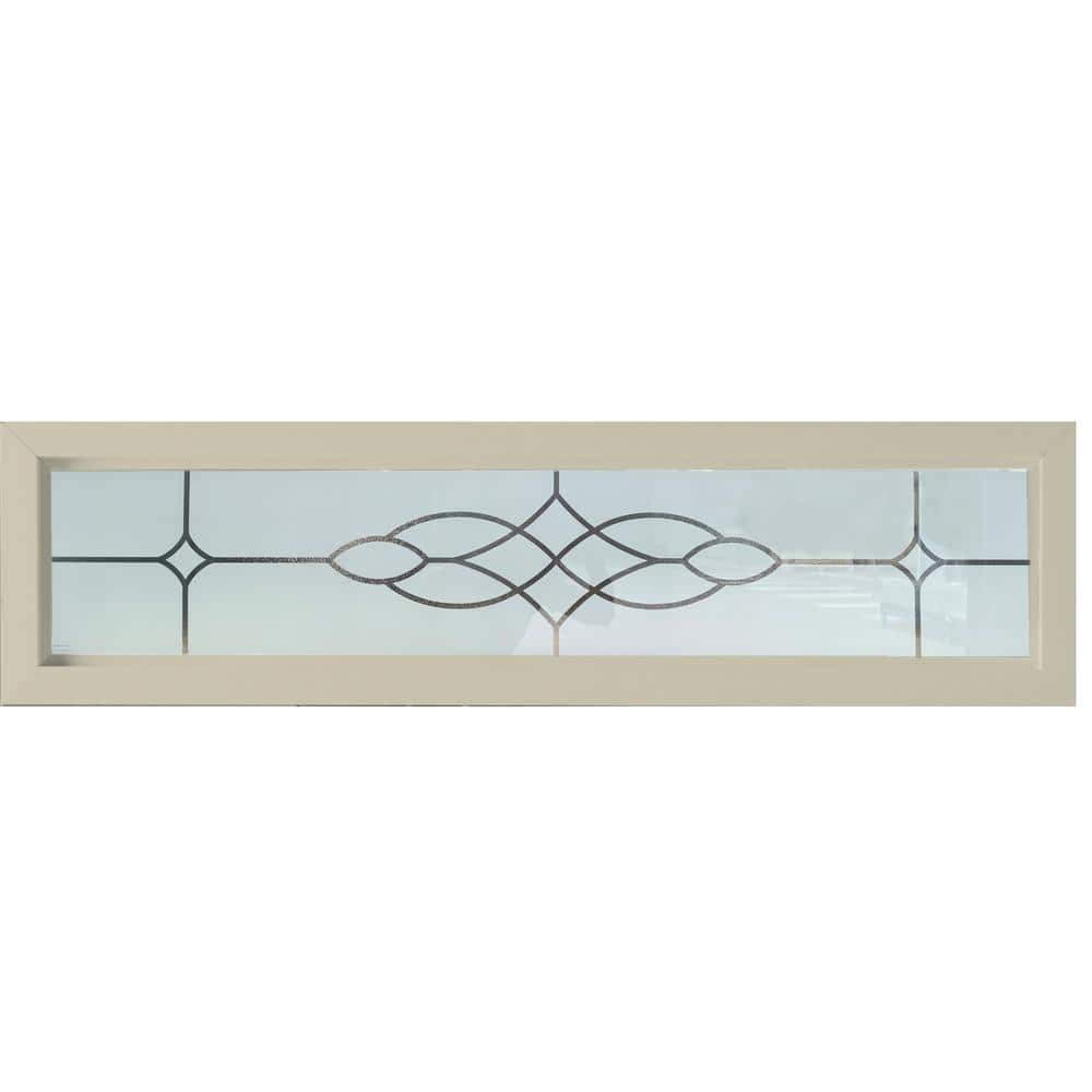 Hy-Lite 47.5 in. x 11.5 in. Manchester Silkscreened Decorative Glass ...