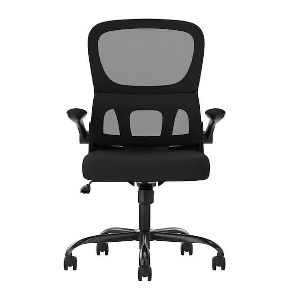 Mesh Reclining Ergonomic Office Chair in Black and White w/ Lumbar ...
