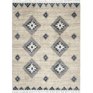 StyleWell Zadora Multi 6 ft. x 9 ft. Medallion Area Rug 0287B