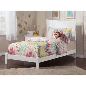 AFI Richmond White Twin Traditional Bed AR8821032 - The Home Depot