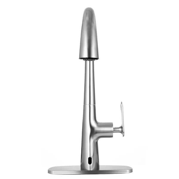 Staykiwi Single Handle Pull Down Sprayer Kitchen Faucet with Advanced ...