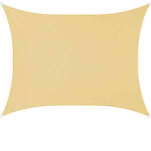 workpoint 16 ft. x 20 ft. 205GSM Red Rectangle Sun Shade Sail for ...