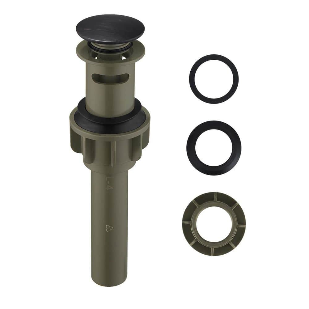 VEVETTA (1-Pack) ABS Pop-Up Drain Assembly with Overflow for Bathroom ...