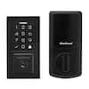 Kwikset SmartCode 270 Contemporary Matte Black Touchpad Single Cylinder ...